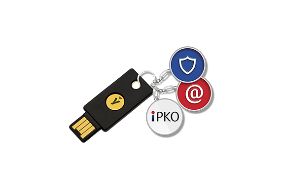 Logowanie z kluczem bezpieczeństwa - PKO Bank Polski