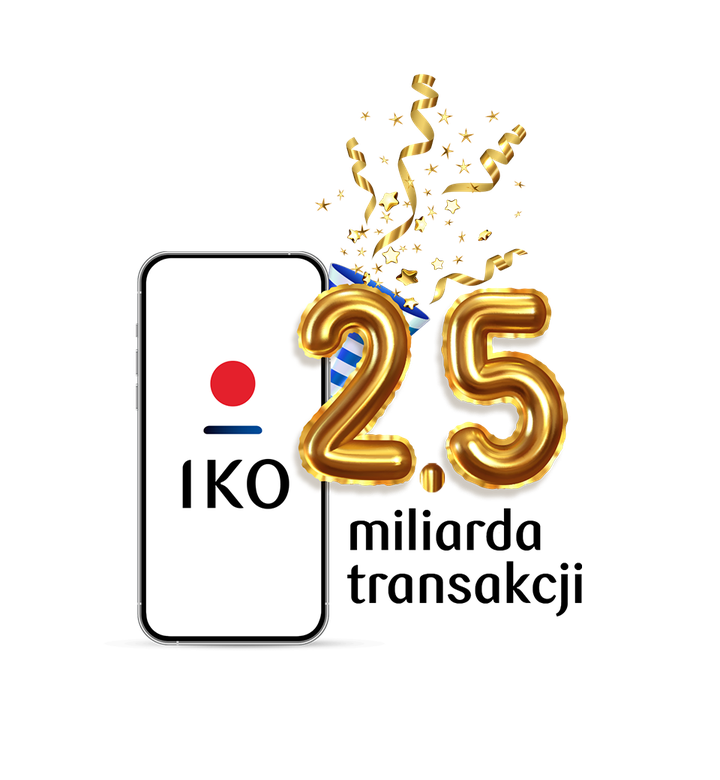 Już ponad 2,5 mld transakcji w aplikacji IKO - PKO Bank Polski
